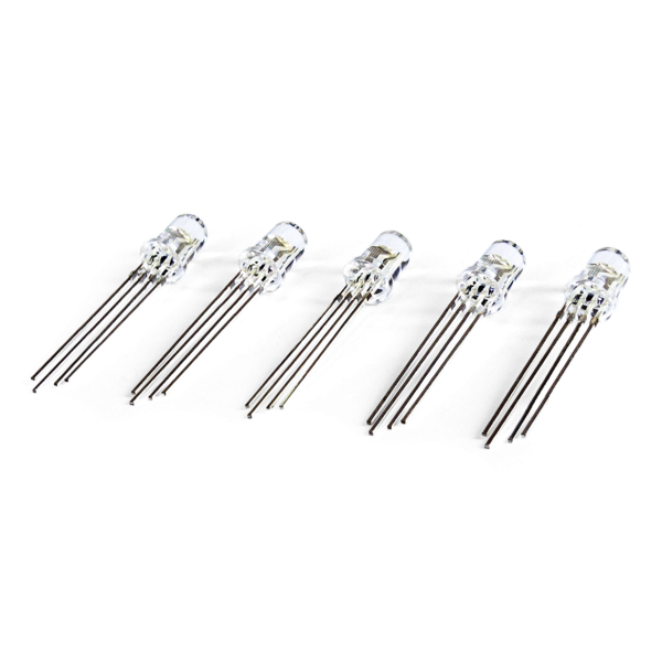 LED RGB Alto Brilho - 5 unidades - LEDs - RoboCore