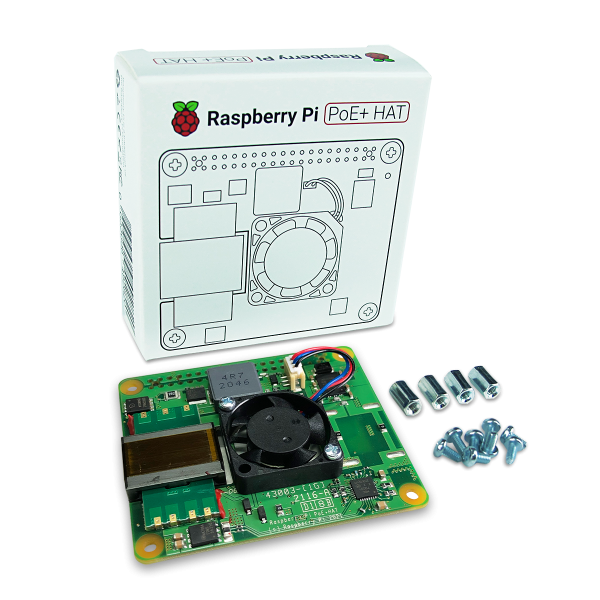PoE+ HAT para Raspberry Pi - HATs para Raspberry Pi - RoboCore
