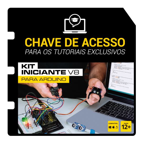 Chave tutorial Kit Iniciante V8 para Arduino - Originais RoboCore ...