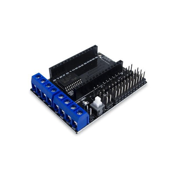 Motor Shield para NodeMCU ESP8266 V2 - Controladores e Drivers - RoboCore