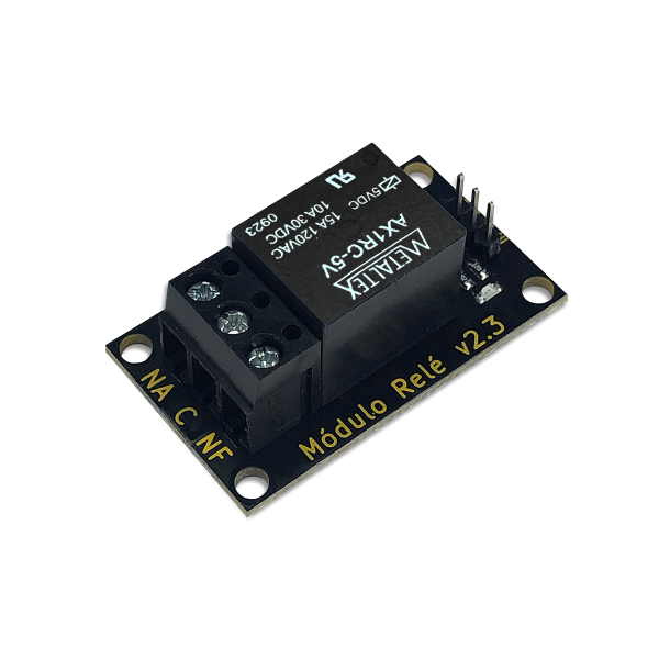 Módulo Relé 5V - Relé Metaltex - Controladores e Drivers - RoboCore