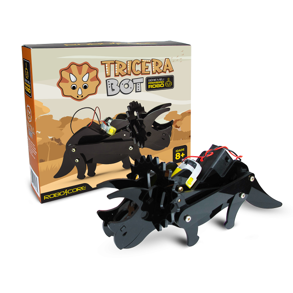 Robô Dinossauro TriceraBOT - Kits Didáticos - Originais RoboCore - RoboCore