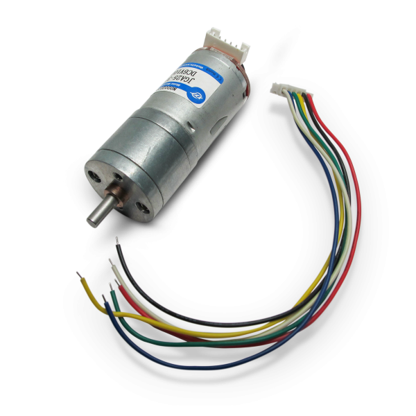 Motor com Caixa de Redução 6V 100RPM com Encoder - Motores e Caixas de ...