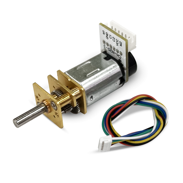 Micro Motor com Caixa de Redução 6V 750RPM com Encoder - Motores e ...
