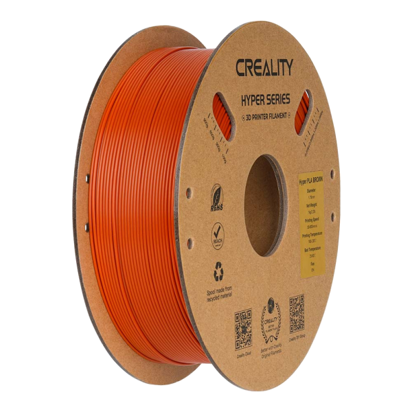 Filamento Hyper Series PLA Creality 1.75mm 1kg - Marrom - Filamentos ...